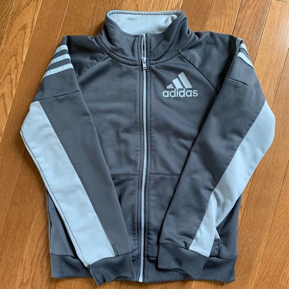adidas | Jackets & Coats | Adidas Tiro Boys Track Jacket Gray | Poshmark